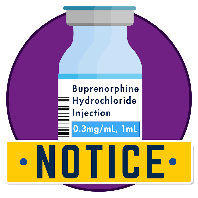 Important Notice: Buprenorphine Recall - Animal Care & Use Program